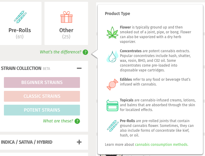 Leafly Menu (UX copy) – Gina Voortella